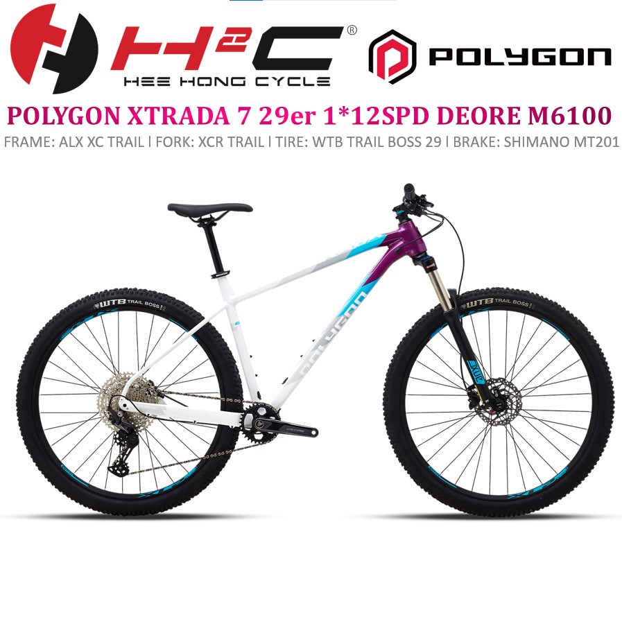 POLYGON XTRADA 7 2022 29er & 27.5 MTB 1*12 SHIMANO DEORE M6100